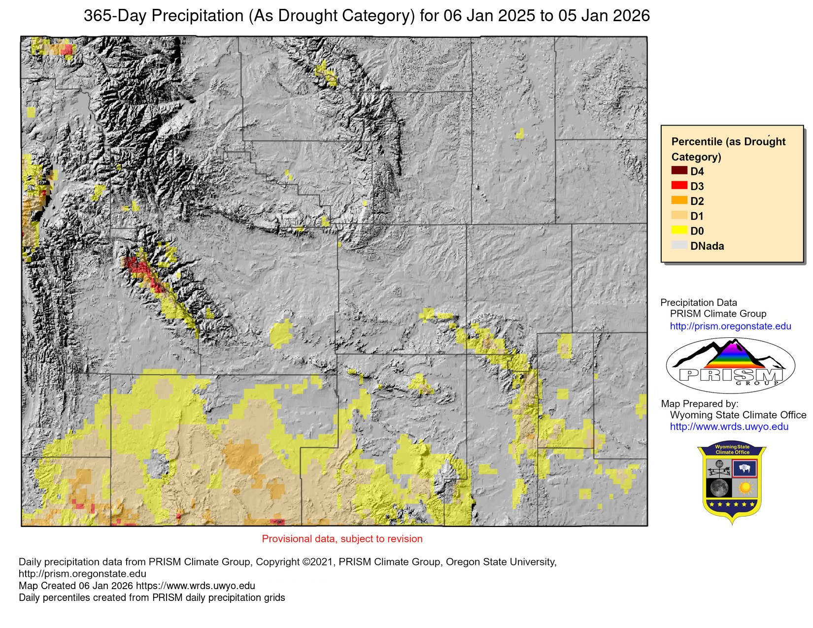 Wyoming Conditions Weekly Comparison - Wyoming State Climate Office and ...